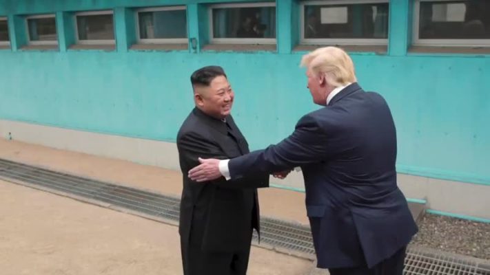 Historic: Trump Meets Kim at DMZ, Becomes First Sitting U.S. President ...